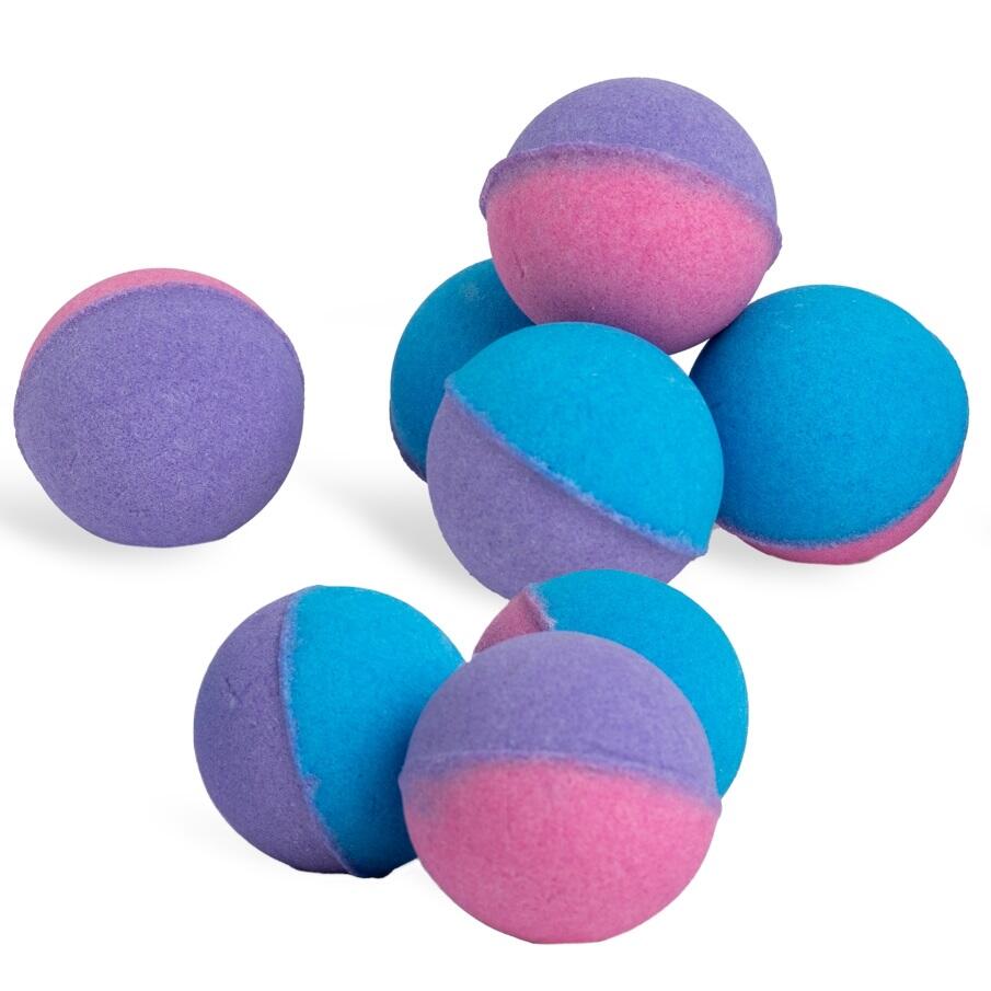 Set 8 bile efervescente de baie Sunset, IDC Institute 99025, 8 x 15g ...