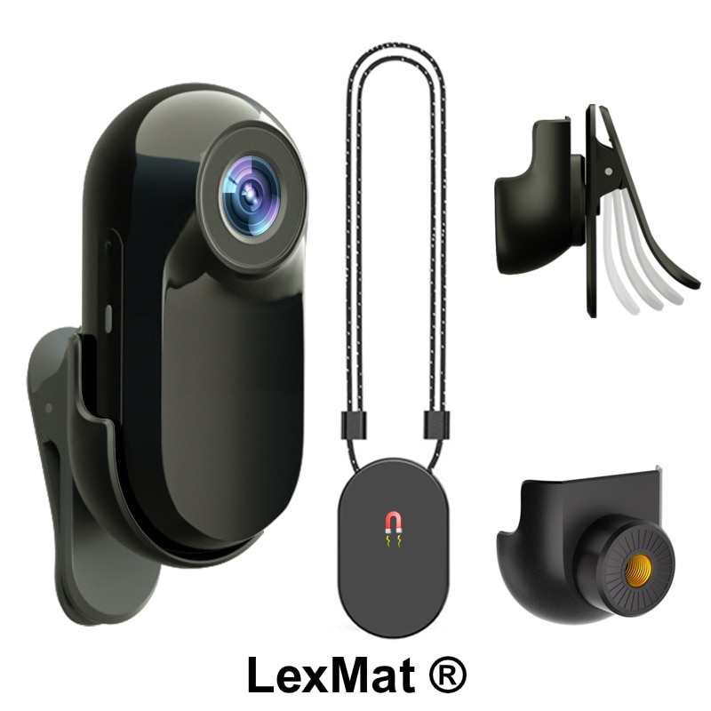 Camera Video Sport, portabila, mini, Body Cam LexMat ® Full HD 1080p cu ...