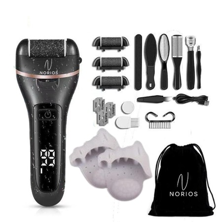 Pila Electrica Calcaie si Talpi Profesionala NORIOS™, 18 Accesorii ...