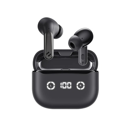 Casti fara Fir cu Ecran Digital Bluetooth 5.4, ANC, TWS, Type-C, 420mAh ...
