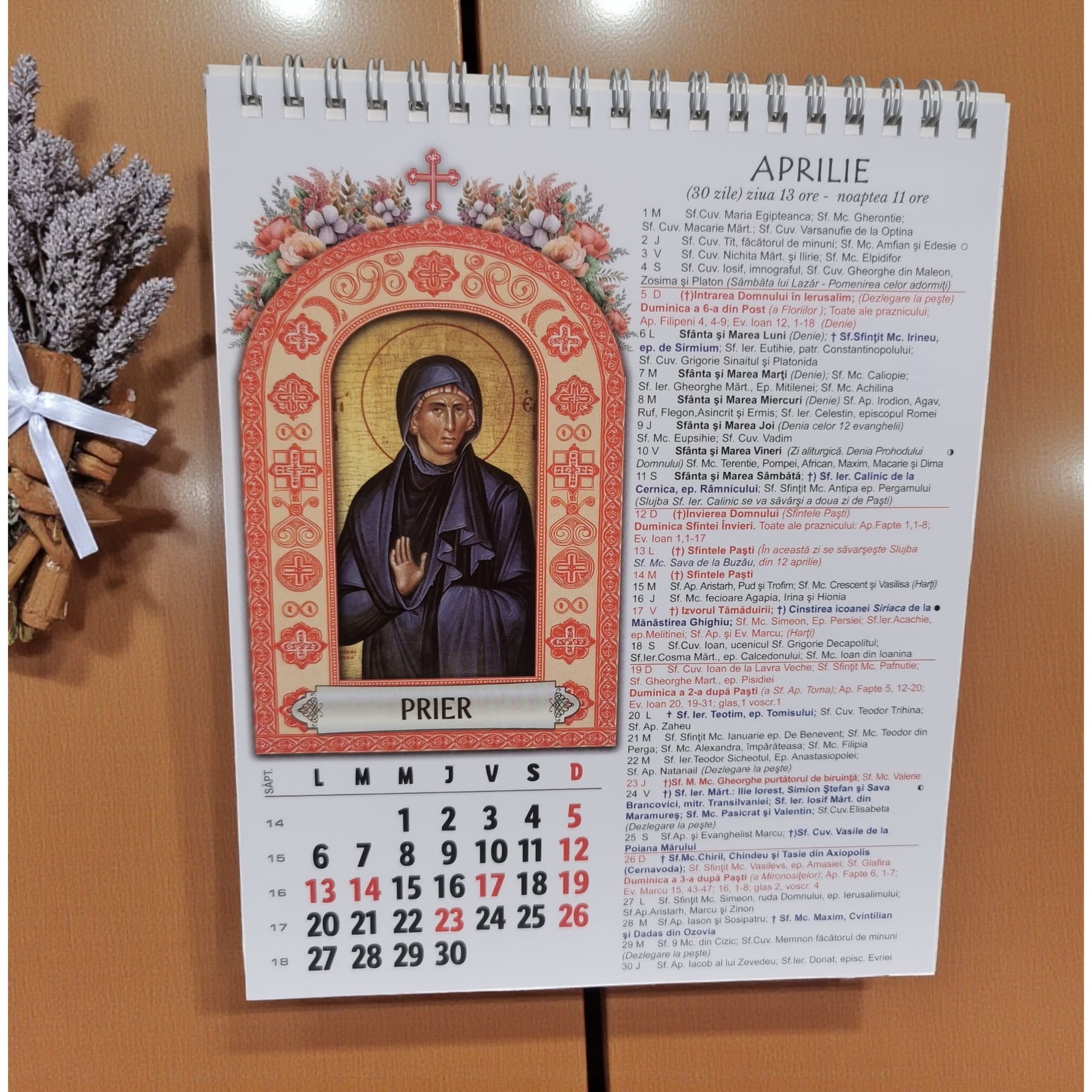 Calendar de Birou Crestin Ortodox, 2026, 170x210mm, Vision XXI - eMAG.ro