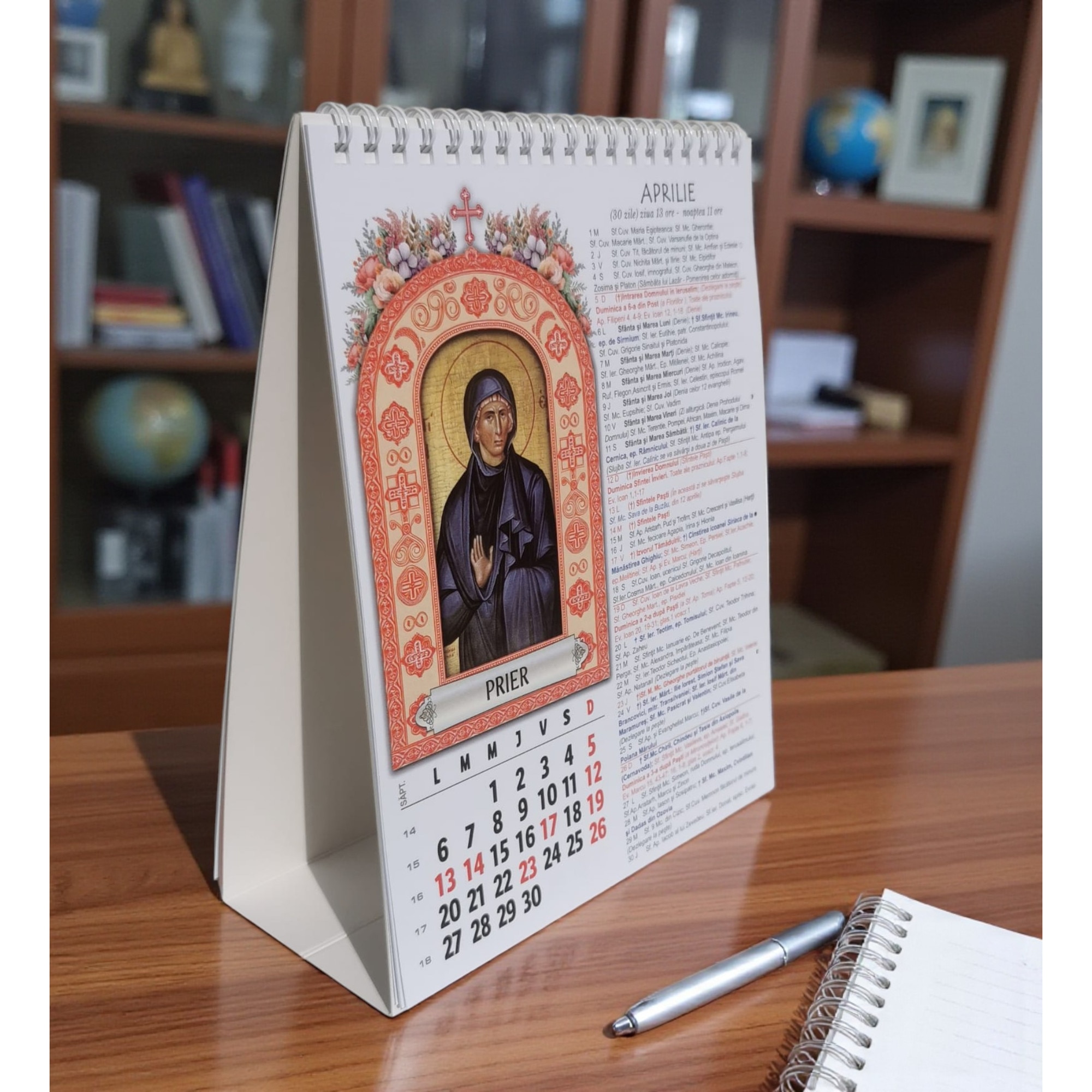 Calendar de Birou Crestin Ortodox, 2026, 170x210mm, Vision XXI - eMAG.ro