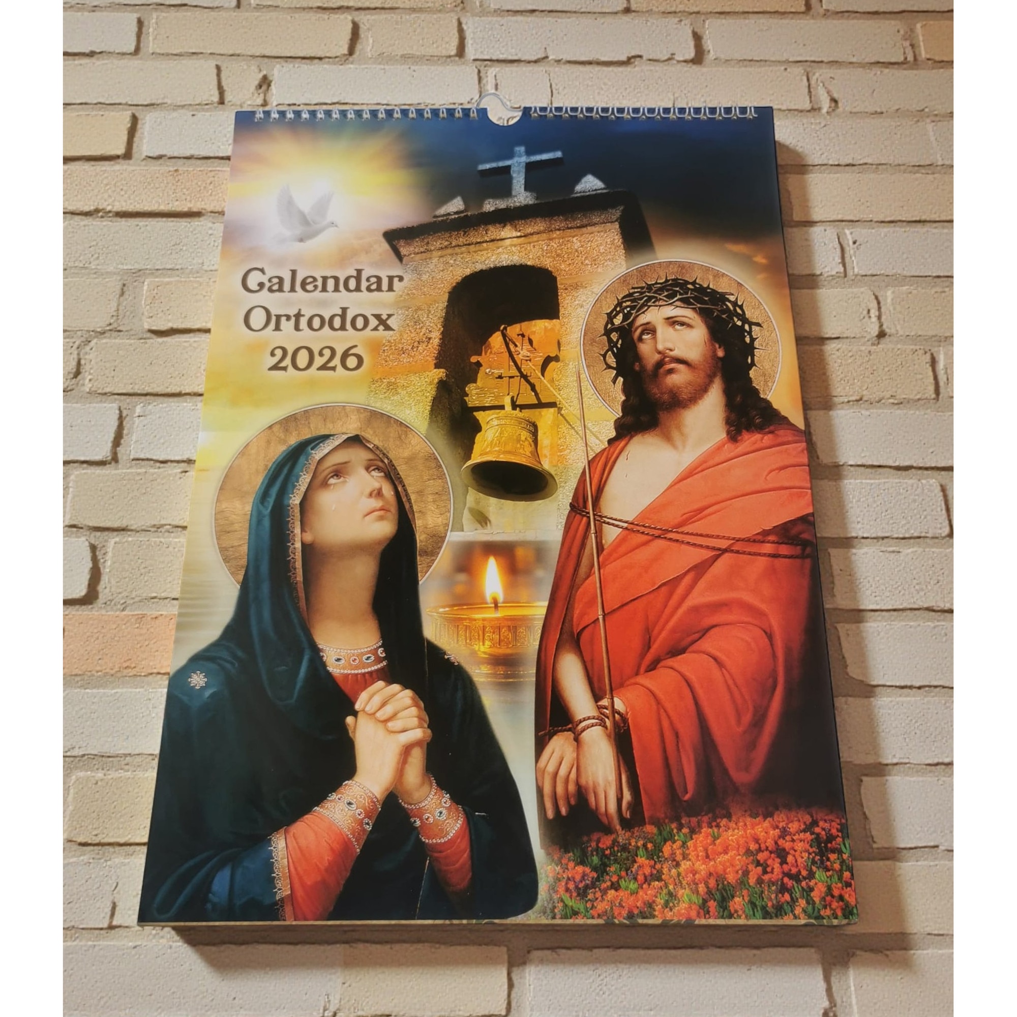 Calendar de Perete Crestin Ortodox 2026, format A3, Vision XXI - eMAG.ro