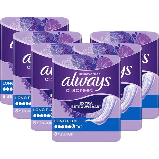 Absorbante zilnice Always Discreet - Long - 48 bucati - eMAG.ro