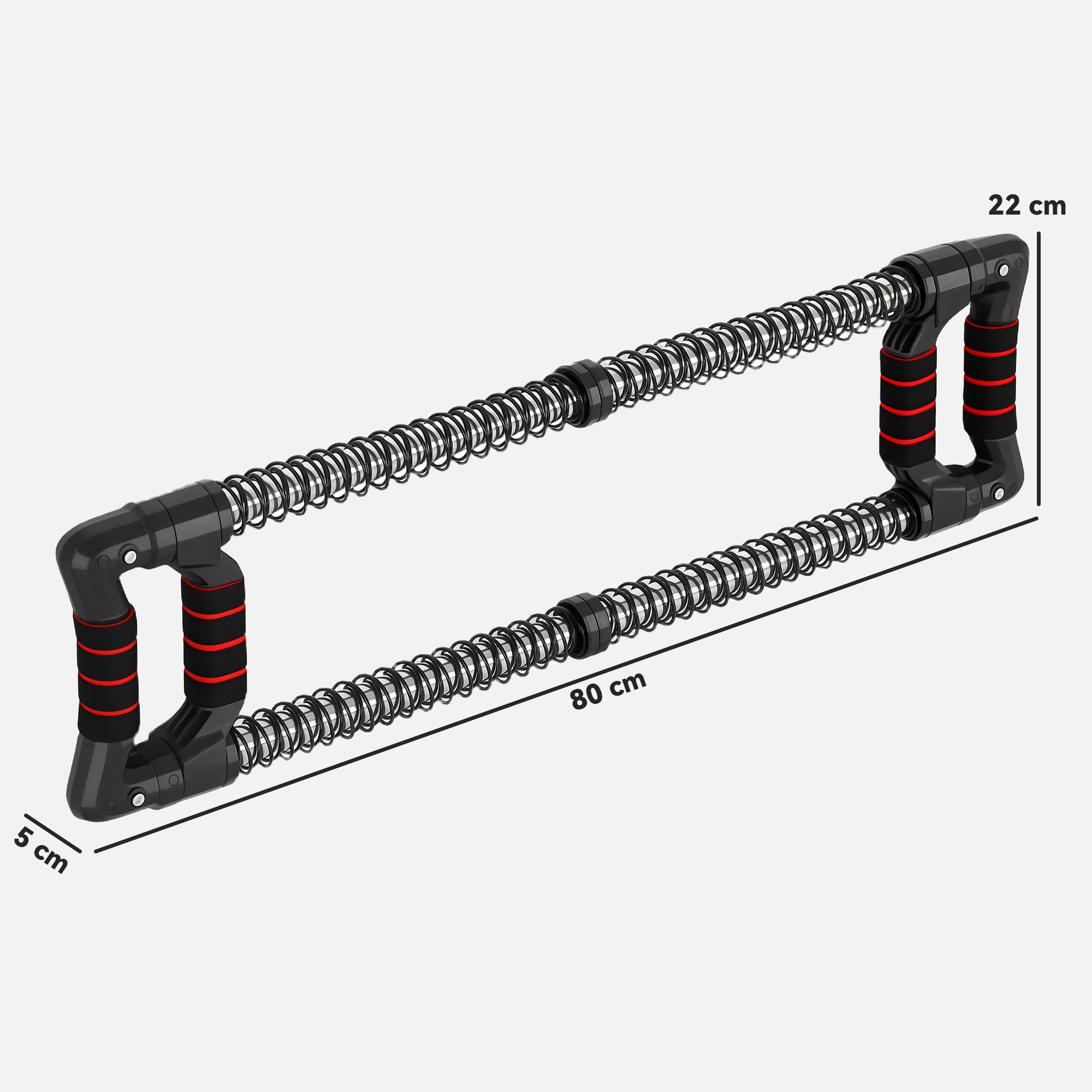 Aparat de fitness extensor pentru pectorali, SPORTNOW, rezistenta 10-50 ...