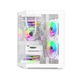 Carcasă Pro Gaming Alma White, Cube Tower, M-ATX, fără sursă, 3x ARGB ...
