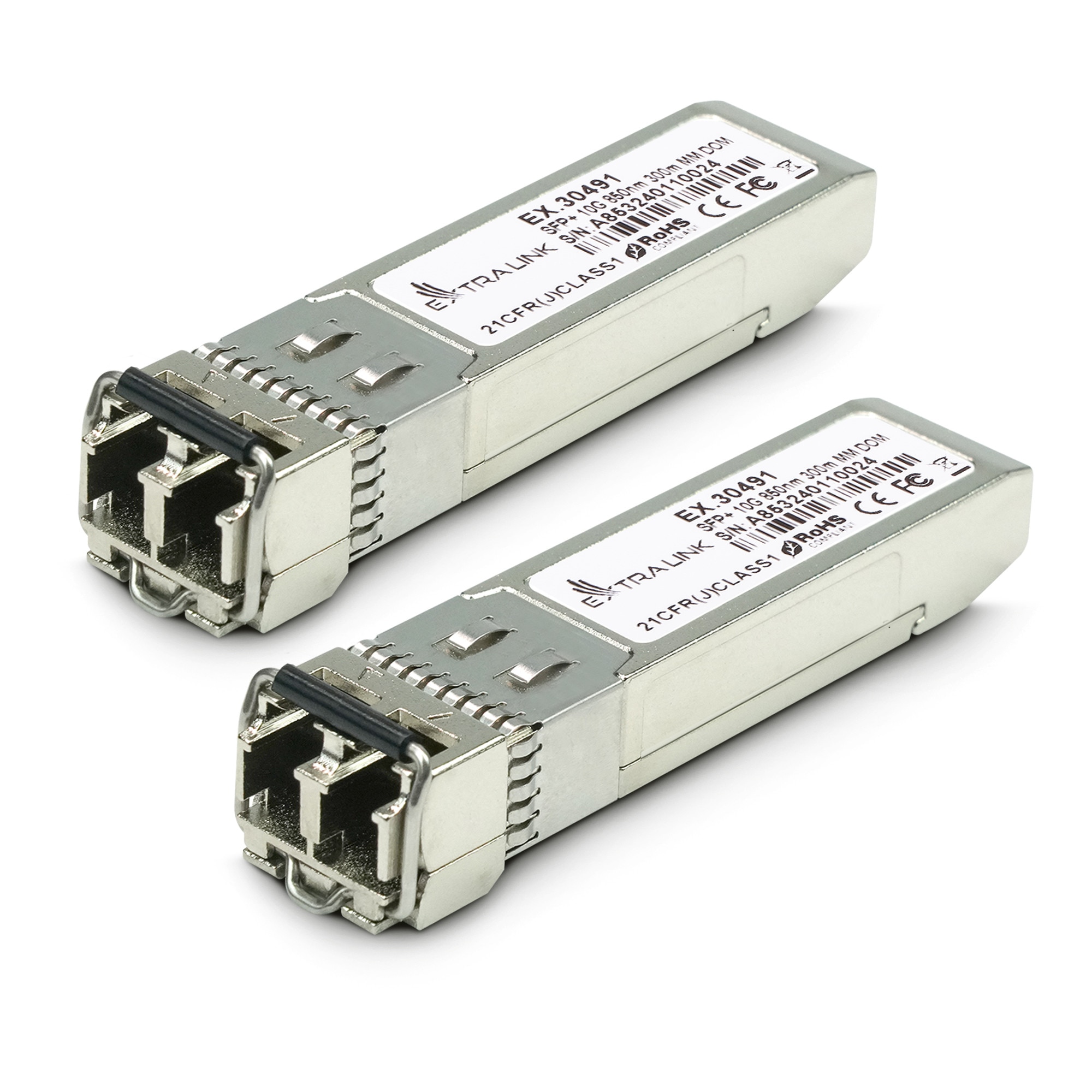 Modul SFP+, Extralink, Transceiver 10Gbps, 850nm, Multimode, Distanta ...
