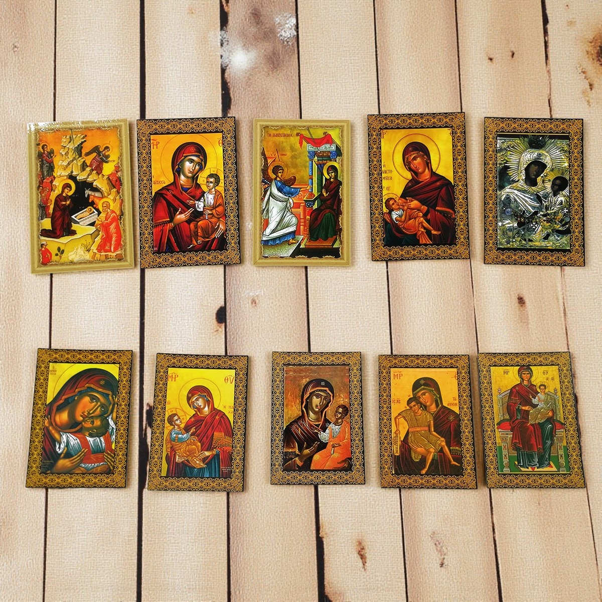 Set 10 Calendare de Buzunar 2026, cu Iconite Crestin Ortodoxe, Vision ...