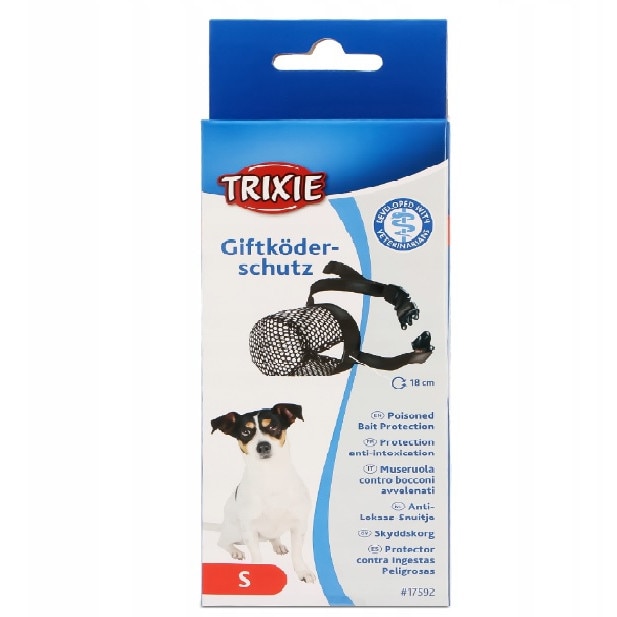 Botnita Trixie Anti-Intoxicatie S Bot 18 cm/Gat 14-36 cm Negru 17592 ...