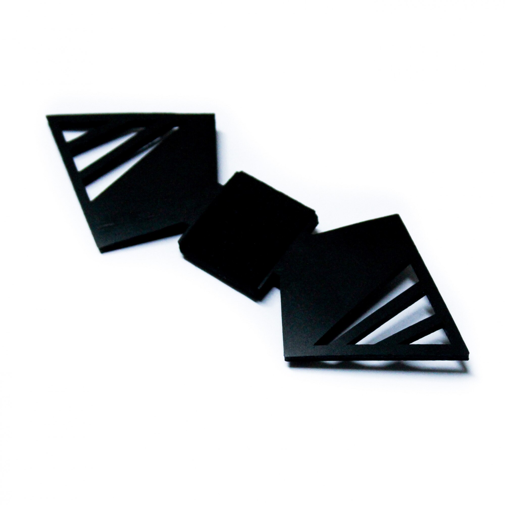 Papion Printat 3D Model 3D50-B + CADOU batista pentru sacou neagra ...