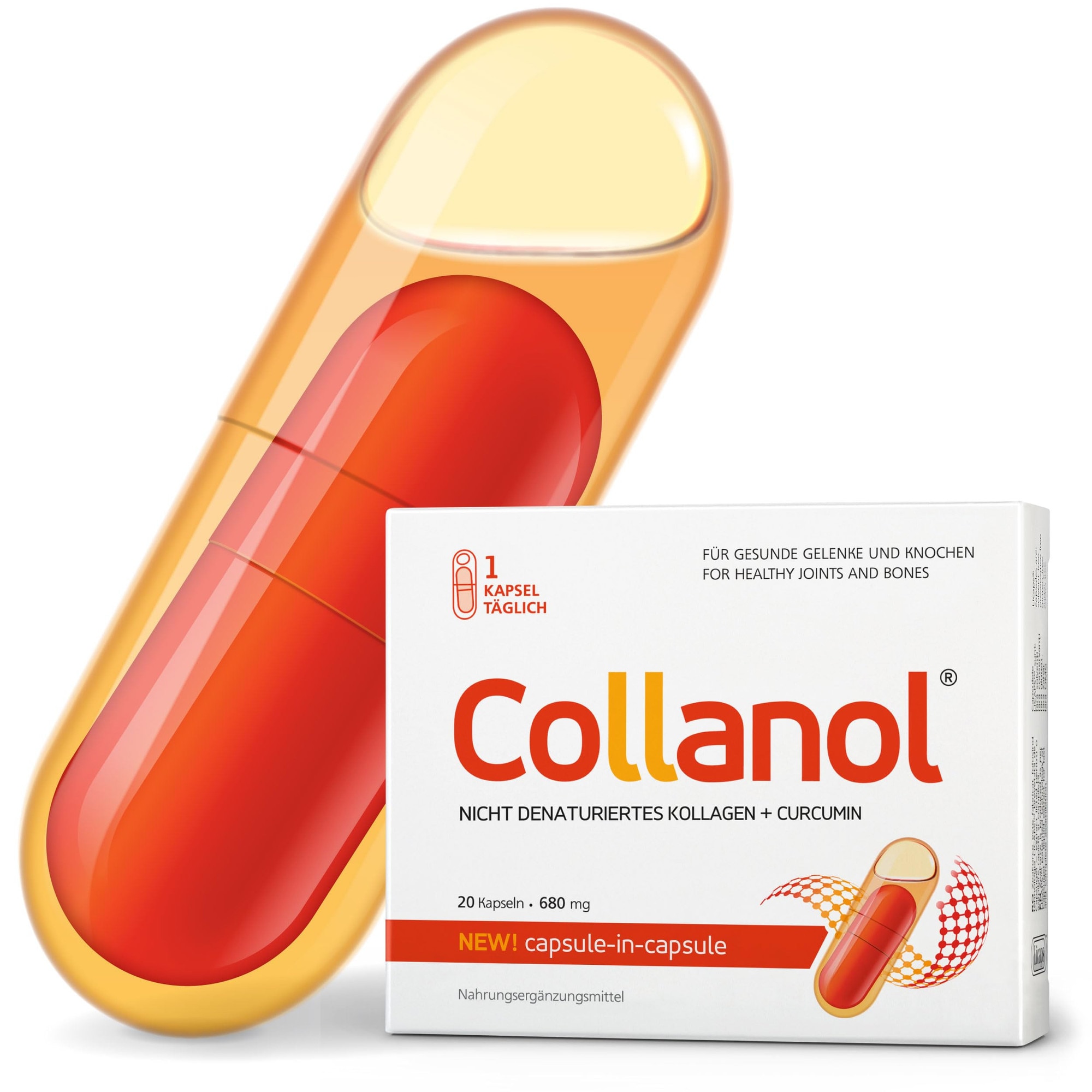 Supliment Nutrițional, Collanol, Colagen 3D, Extract de Turmeric, 1 ...
