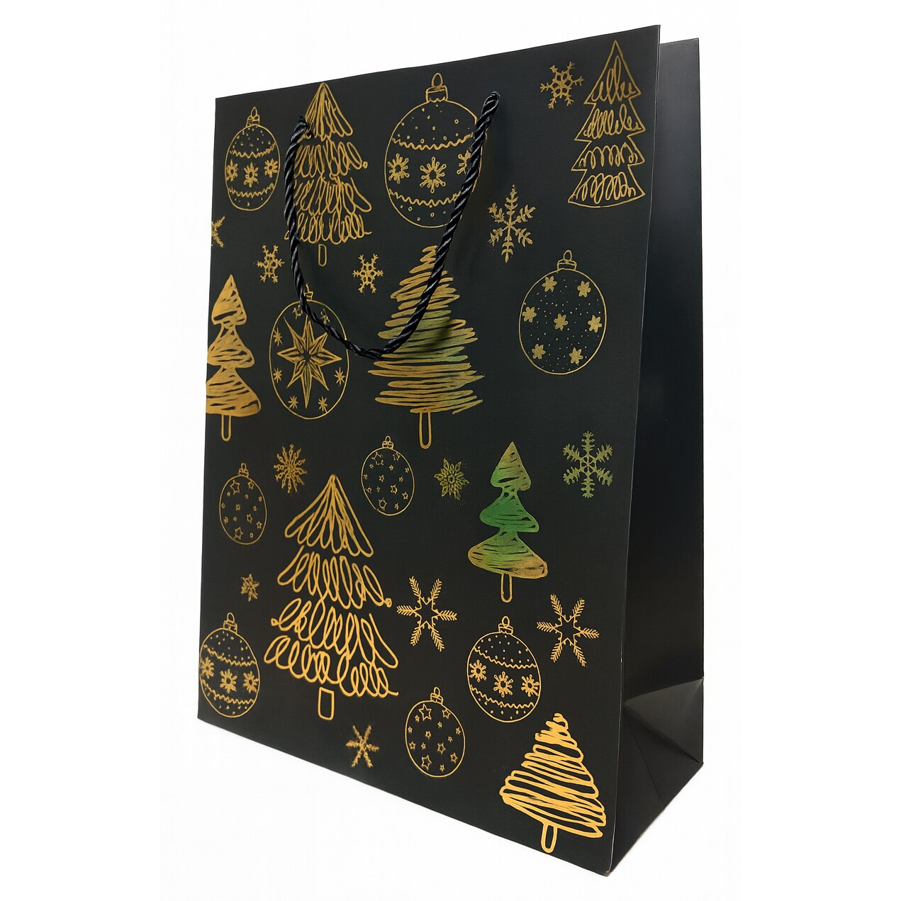 Punga cadou Craciun, Design Premium Festiv, Material cartonat si ...