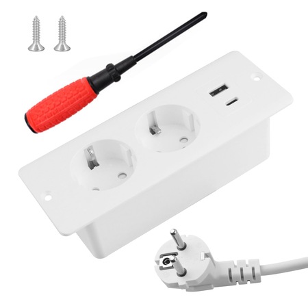 Priza De Masa Bougpeng 250 V Pd20 W Priza Incastrata Pentru Blat Cu Usb ...