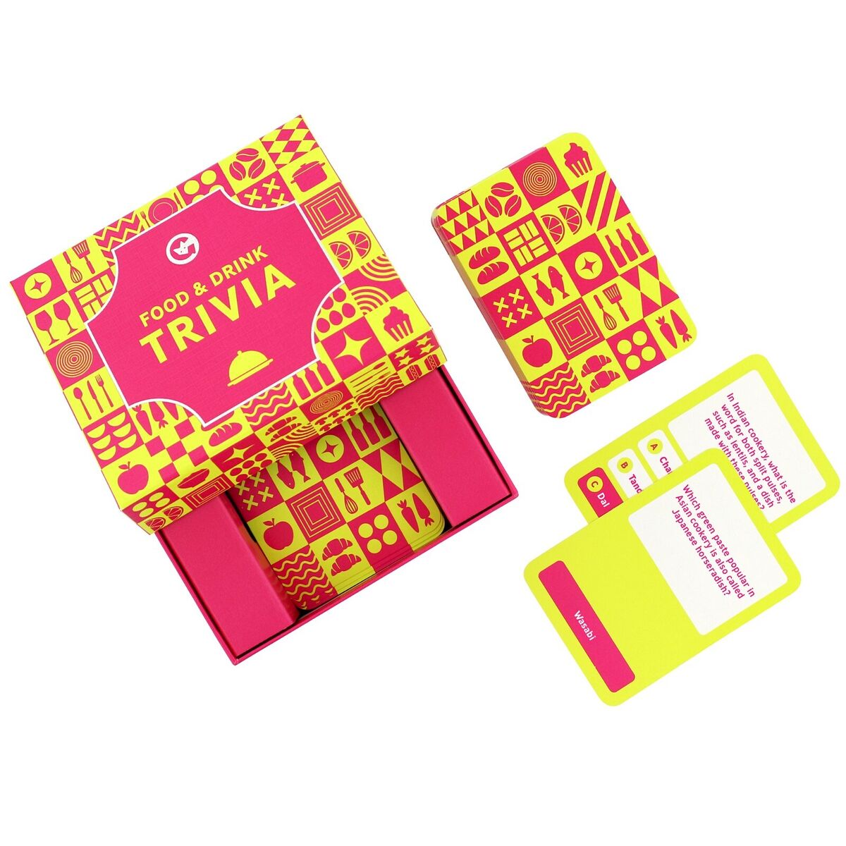 Társasjáték, Ginger Fox, Food&Drink Trivia, 2 játékos, hordozható, +14 ...