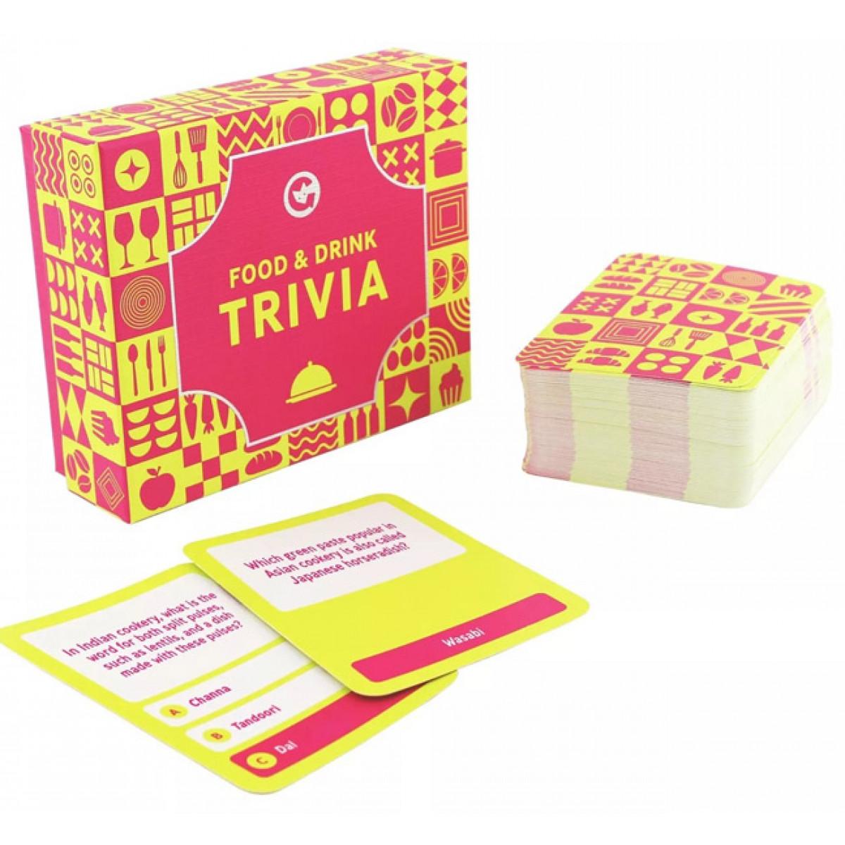 Társasjáték, Ginger Fox, Food&Drink Trivia, 2 játékos, hordozható, +14 ...