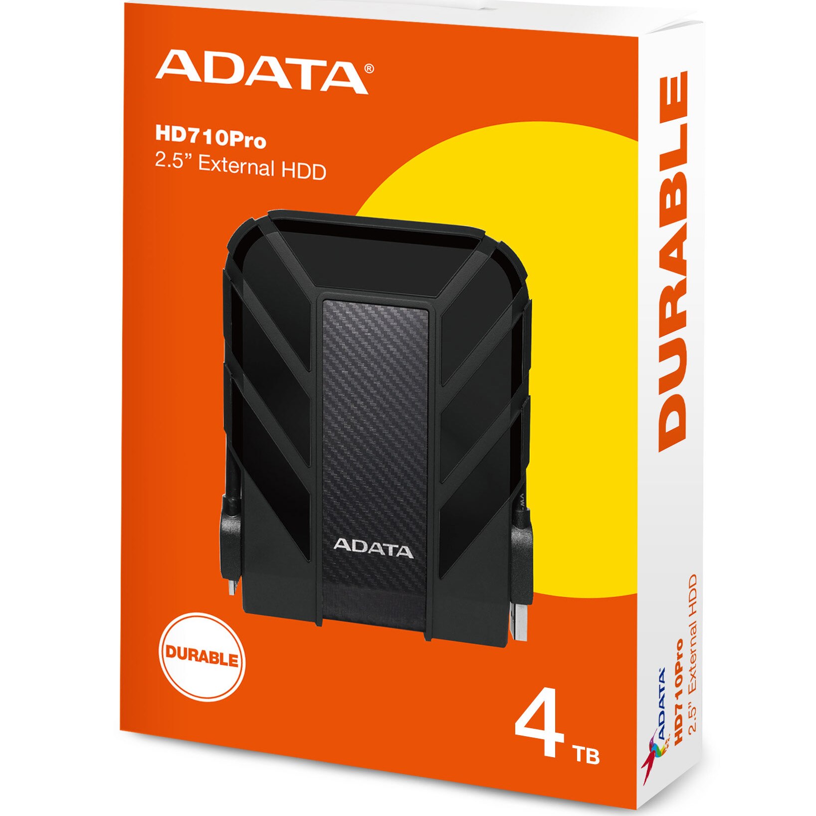 HDD Extern ADATA Durable HD710 Pro 4TB, 2.5", USB 3.2, Negru - eMAG.ro