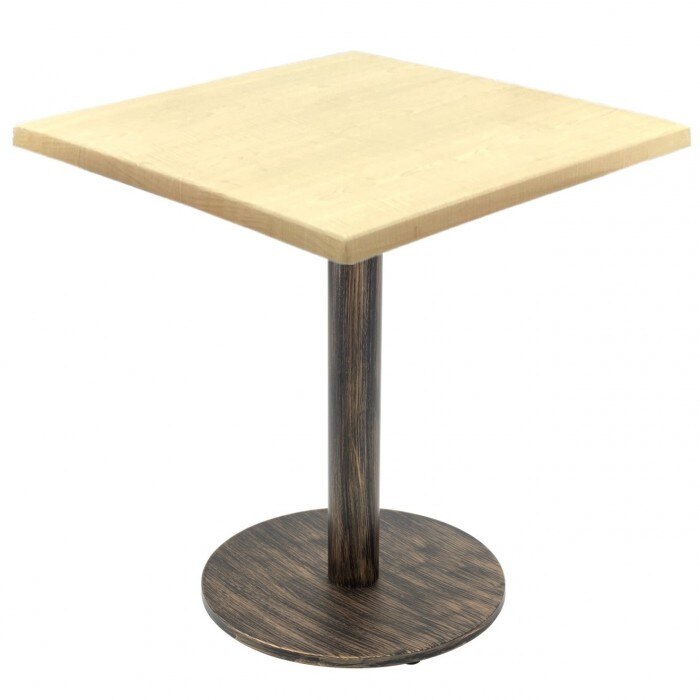 Masa de restaurant patrata 80x80xh74cm Raki Maple blat werzalit si ...