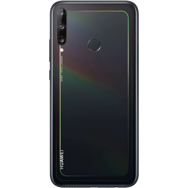Capac Original Huawei P40 Lite E / Y7p, Midnight Black - eMAG.ro