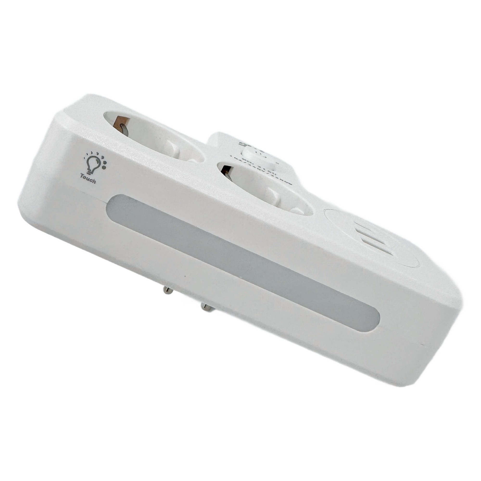Adaptor priza multiplu cu 2 prize si 3 porturi USB (2x USB-A + 1x USB-C ...