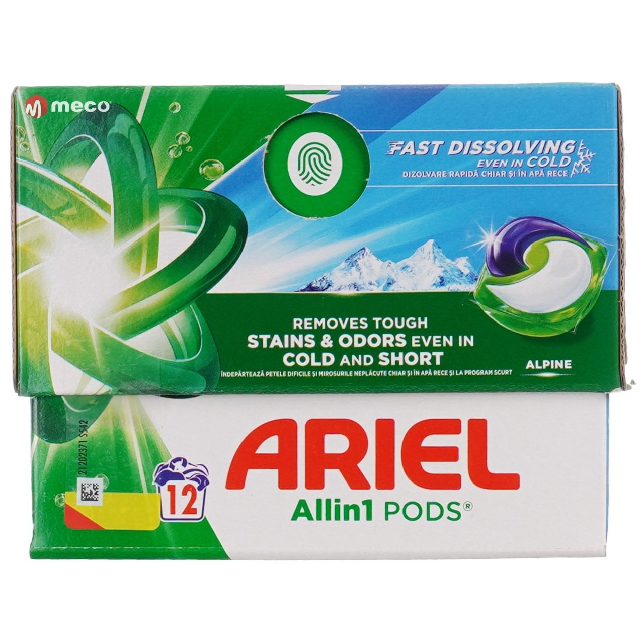 Detergent capsule Ariel All in One Pods set 12 buc, colorate, Alpine ...