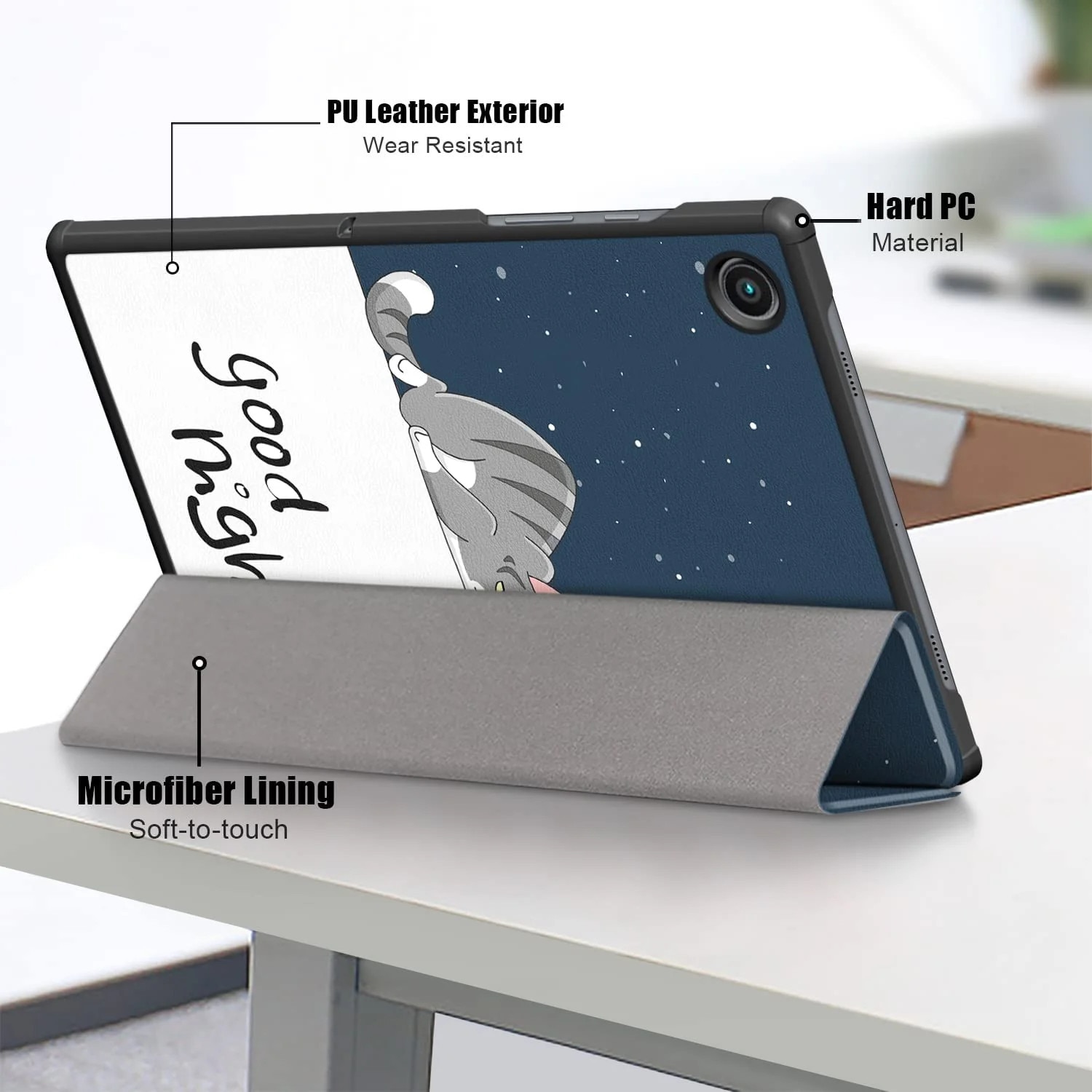 Husa pentru Samsung Galaxy Tab S10Lite/S10Fe/S10, Slim, Smart Cover ...