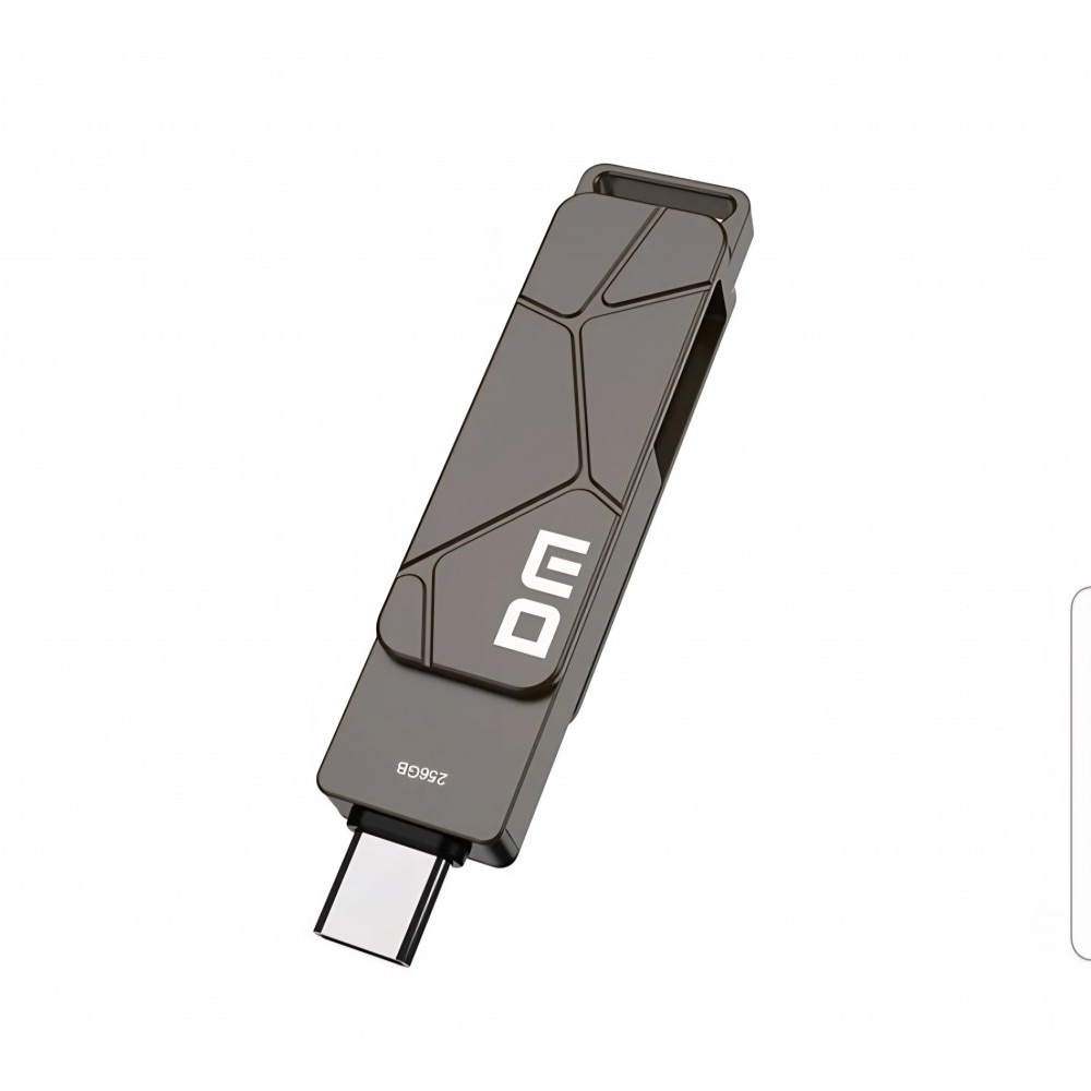 Stick USB DM PD198, 256GB, conector dual USB-C & USB-A, 70x16x9.1mm ...