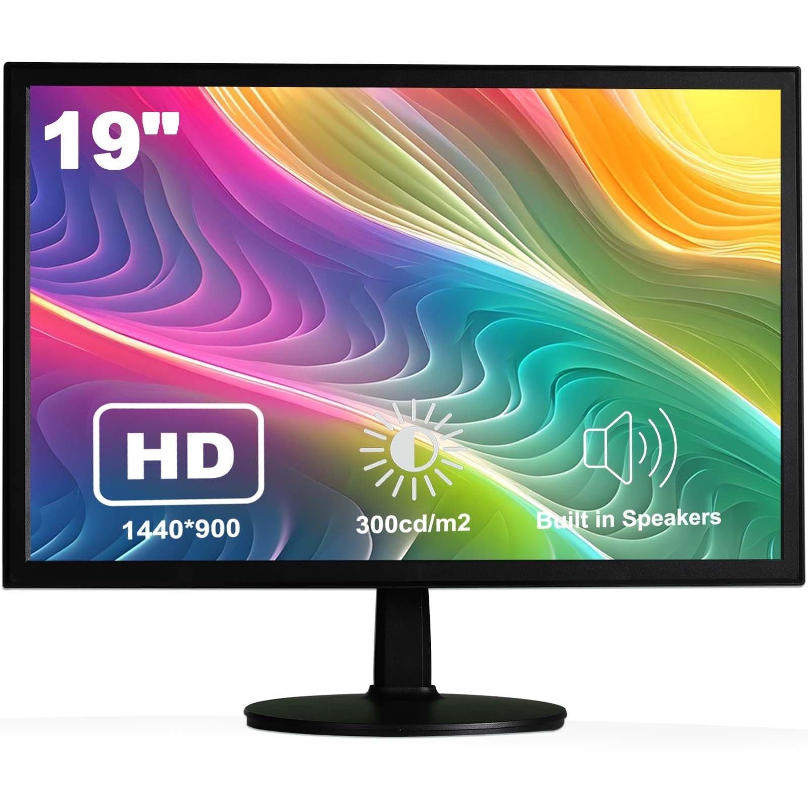 Monitor LCD 19 inch Insykktrkig, 1440x900, HDMI, VGA - eMAG.ro