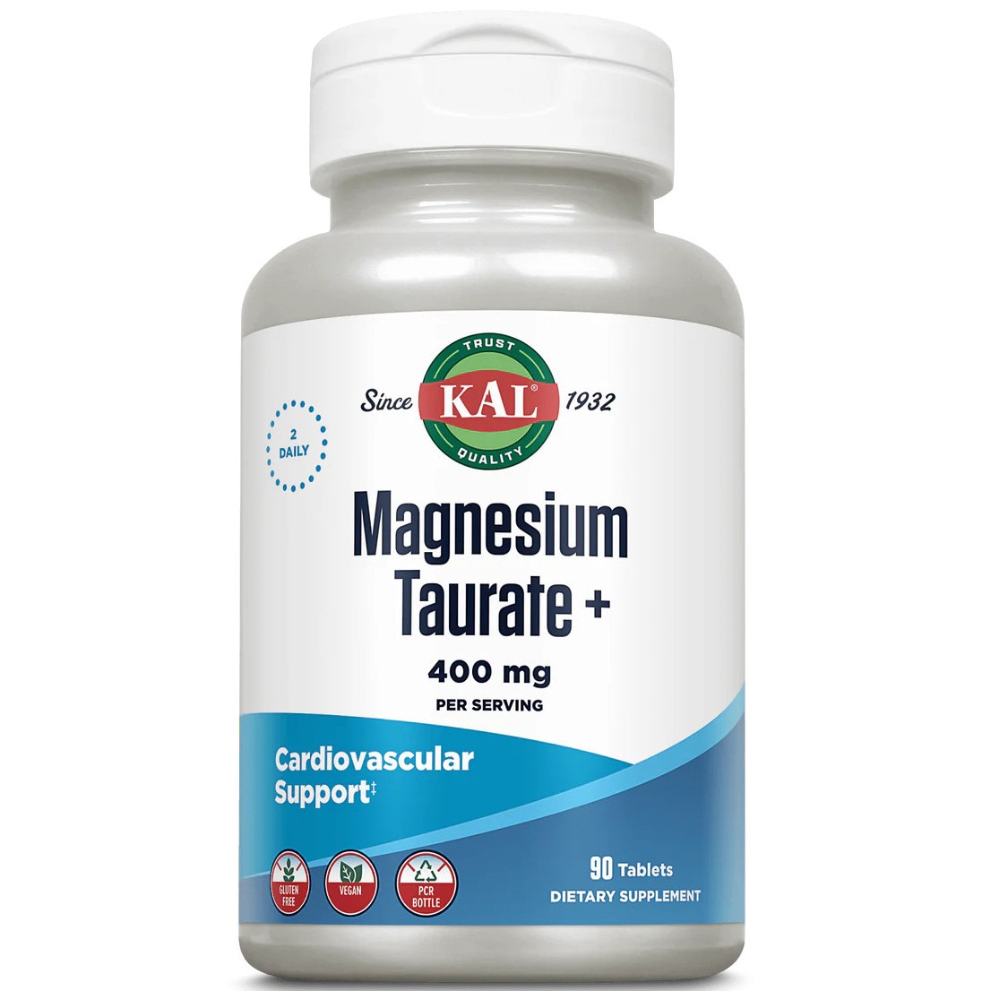 Magnesium Taurate Plus 400mg, KAL, 90 tablete - eMAG.ro