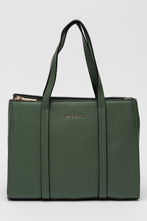 Pierre Cardin, Geanta tote de piele ecologica cu bareta detasabila de ...
