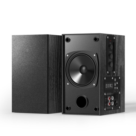 Boxe active de raft Elimavi, 2 boxe cu woofer de 4", structură din lemn ...