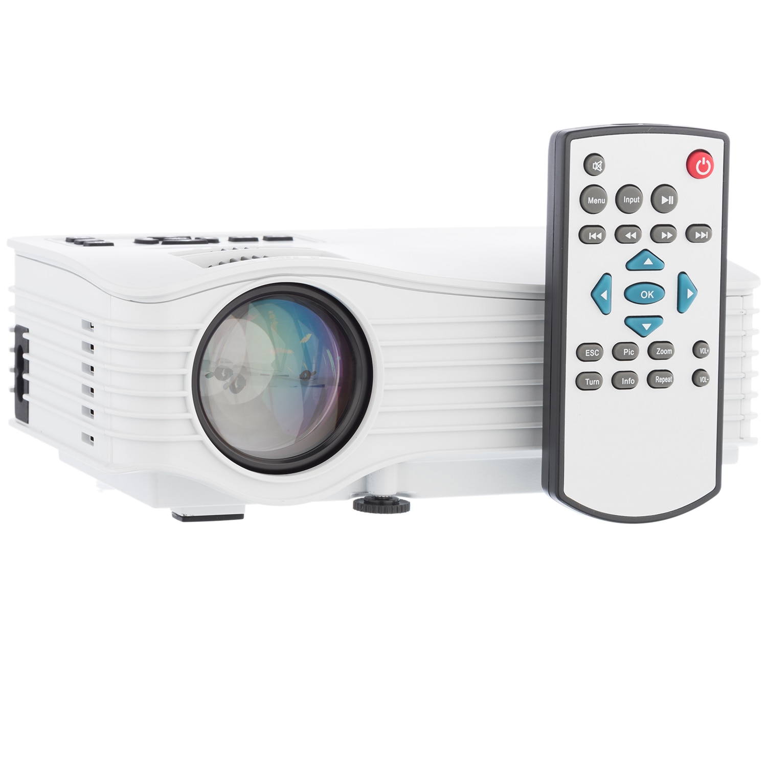 Mini Proiector LED, Wi-Fi, BigShot UC36+, Alb - eMAG.ro