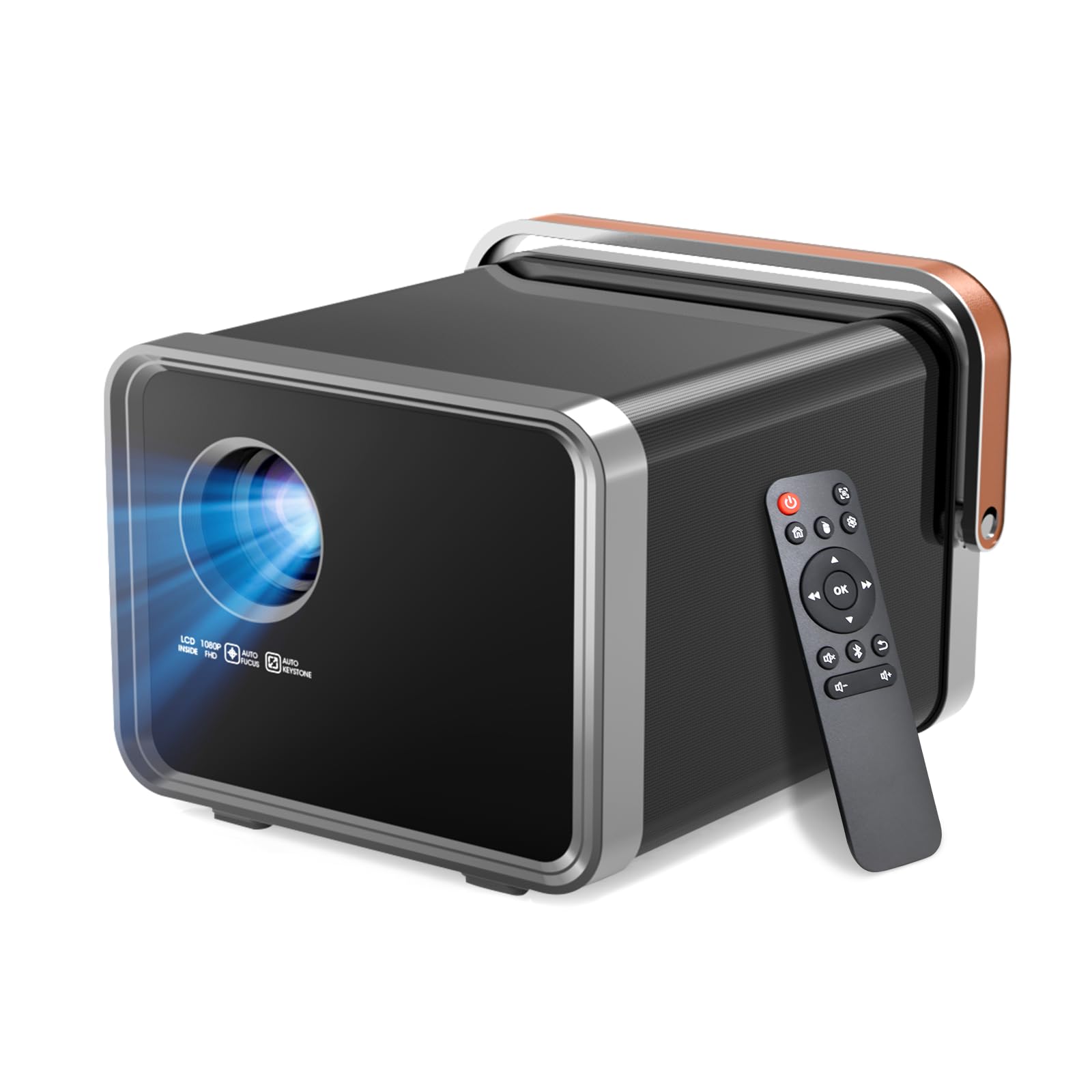 Proiector CWOWDEFU 4K portabil, 1080P, Bluetooth, Wifi, mini - eMAG.ro