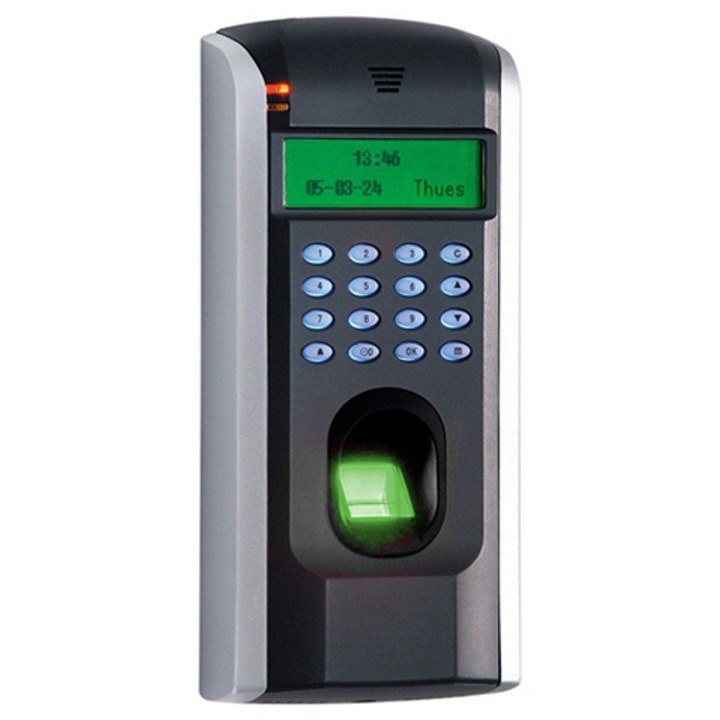 Sistem de control access si pontaj cu amprenta Fingerprint Acces F7 ...
