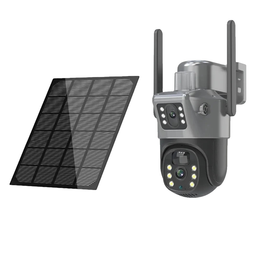 Camera de supraveghere exterioara, 8MP, sistem cu doua lentile, WIFI ...