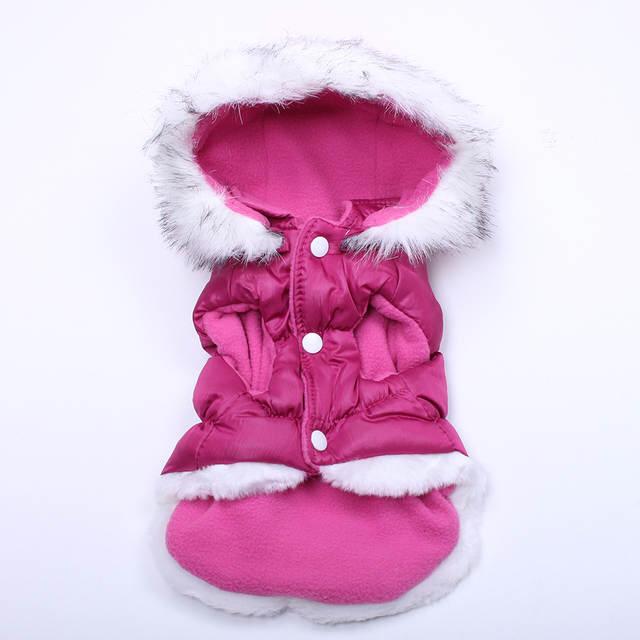 Geaca catei, roz inchis, 22 CM(lungime) S - eMAG.ro