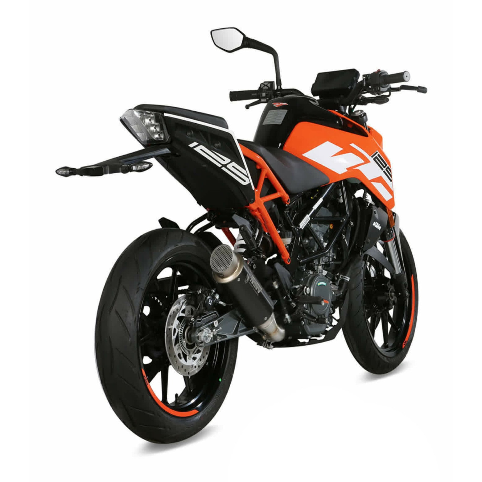 Esapament MIVV GP Pro Slip-on Euro4, inox negru, design compact, pentru ...