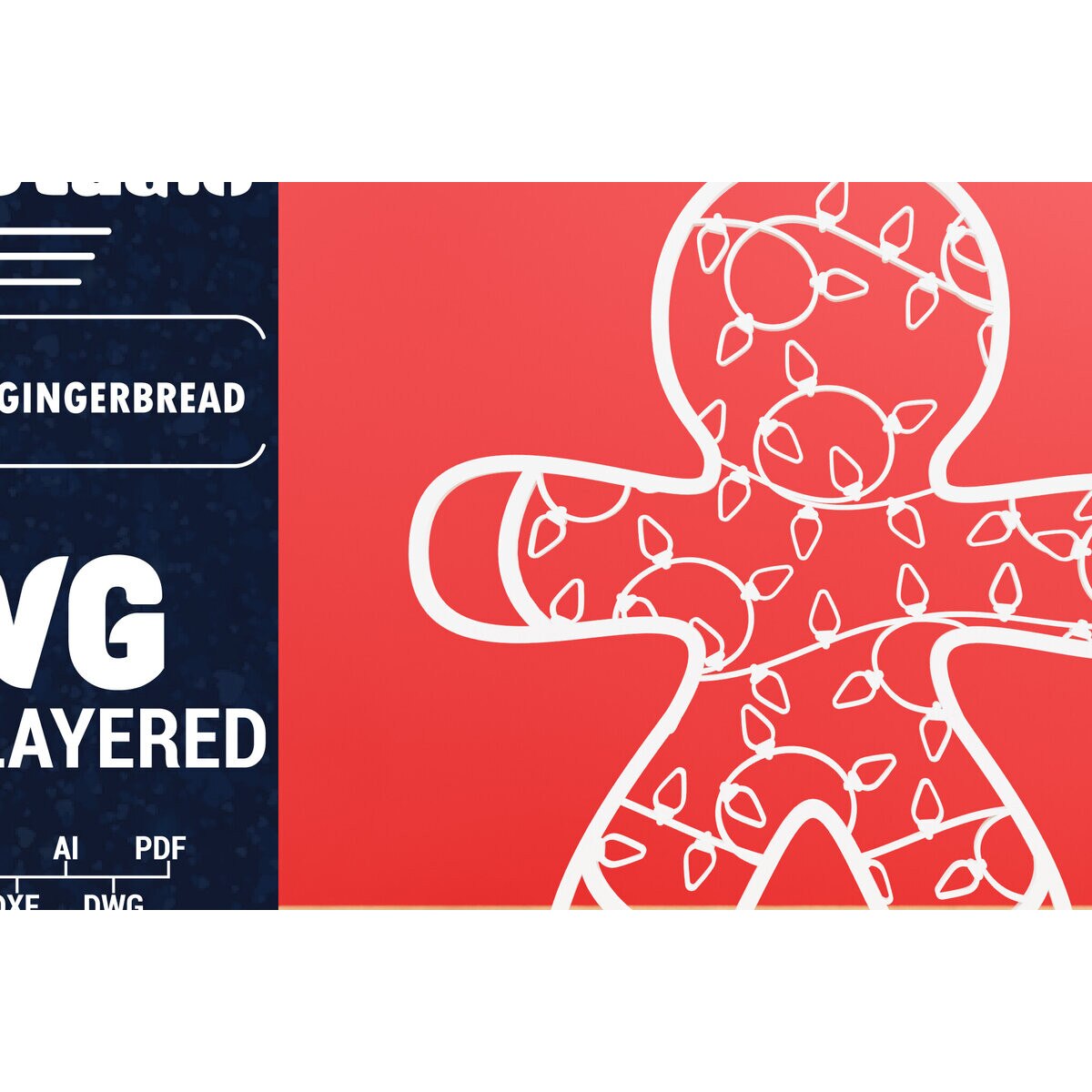 Hartie manuala Christougenniatikou Gingerbread PaperCut, Intrahome ...
