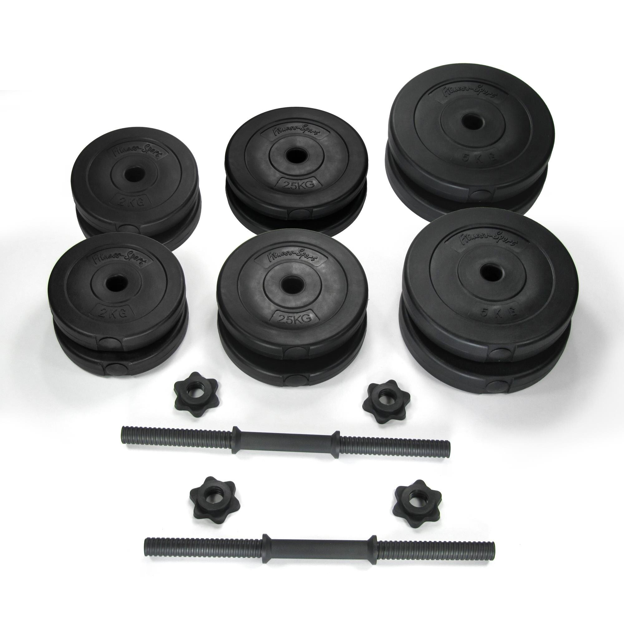 Set gantere de mana cu discuri de 40kg - eMAG.ro