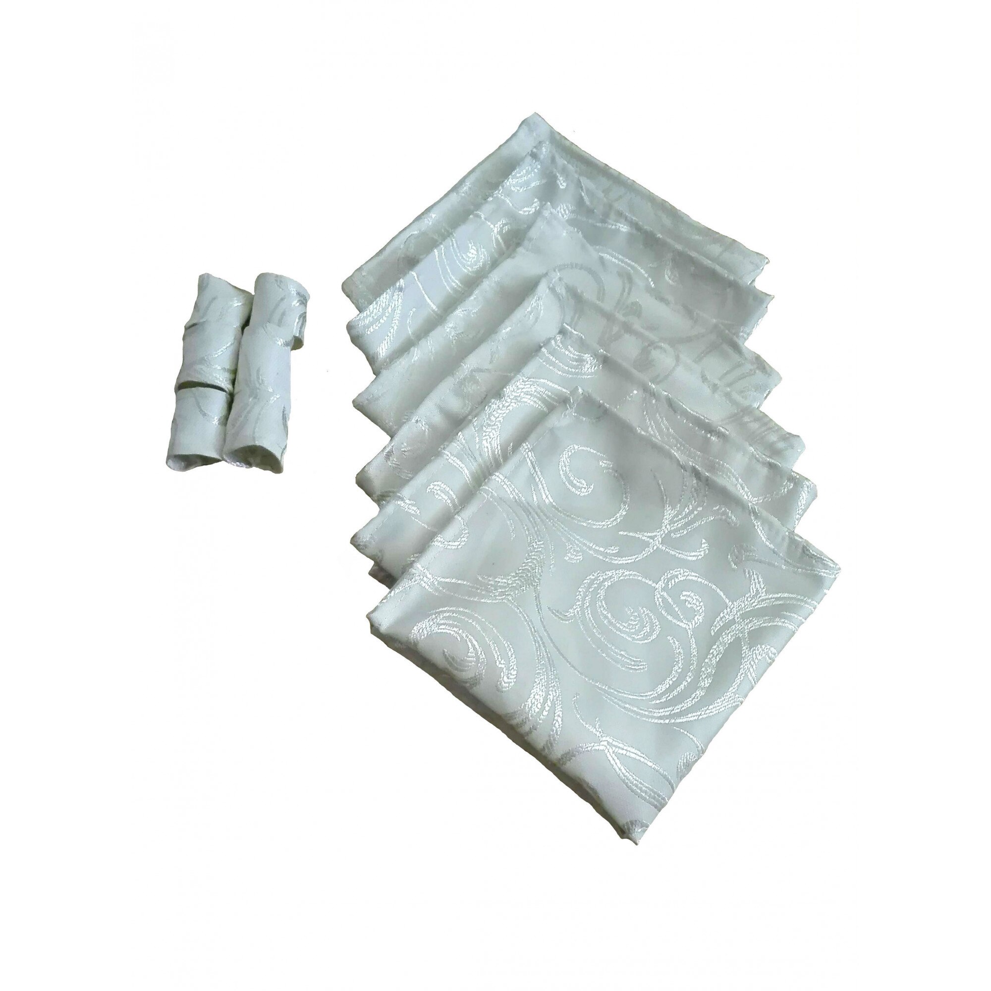 Set servete textile, 45 x 45 cm + inele - eMAG.ro