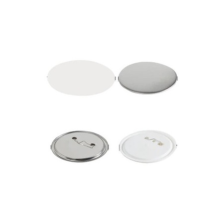 Set butoni de prindere insigne, 200 bucati, metal/plastic, 75mm - eMAG.ro
