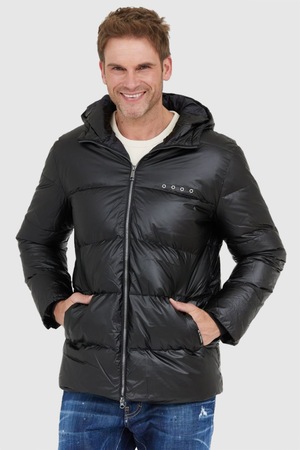 Geaca barbati, LA MARTINA, culoare neagra, material textil, M INTL ...