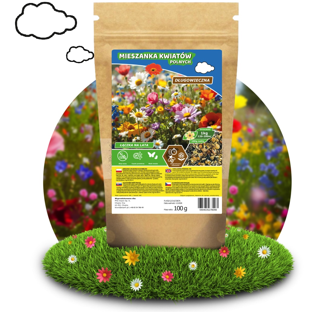 Amestec de flori perene pentru pajisti – 100g, peste 40 de specii ...