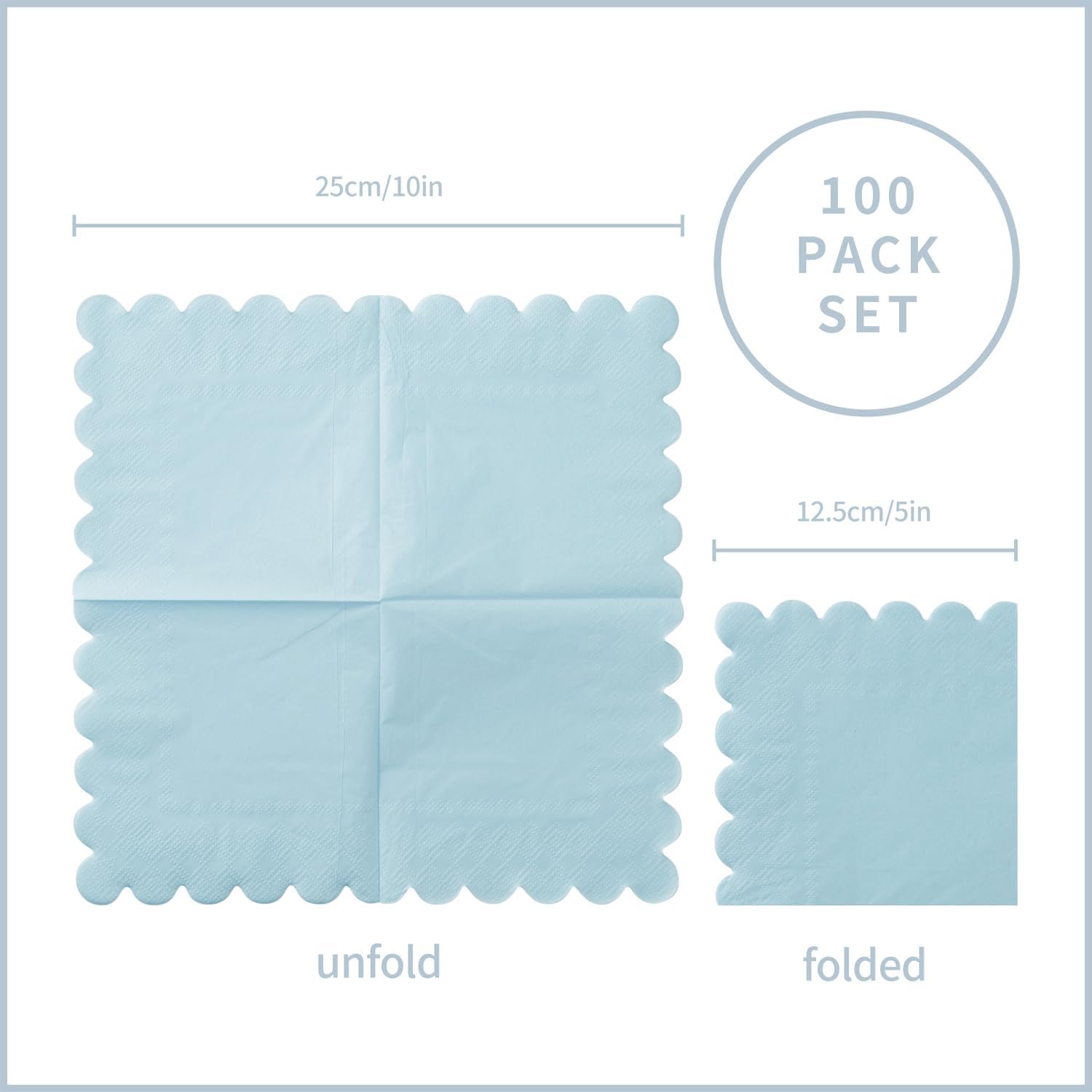 Set 100 Prosoape de Hartie, Servetele de Cocktail, 5x5 inch, Colorate ...