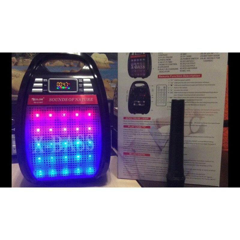 Boxa potabila cu baterii si acumulator, 30w, Radio FM., Bluetooth ...