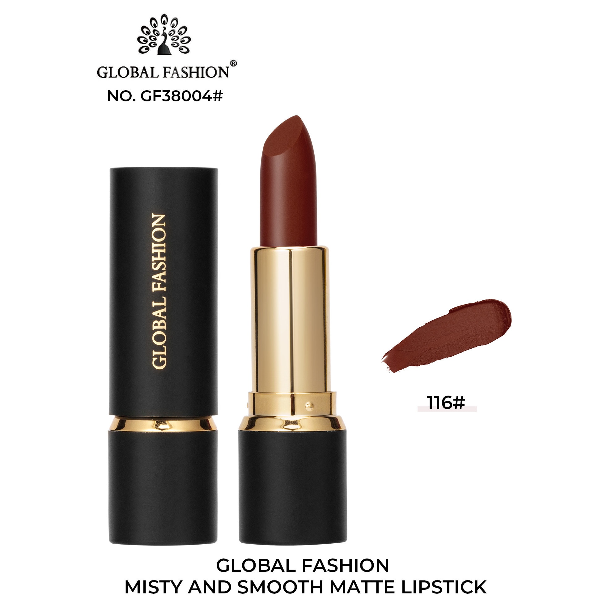 Ruj mat Misty and Smooth Global Fashion, #116 - eMAG.ro