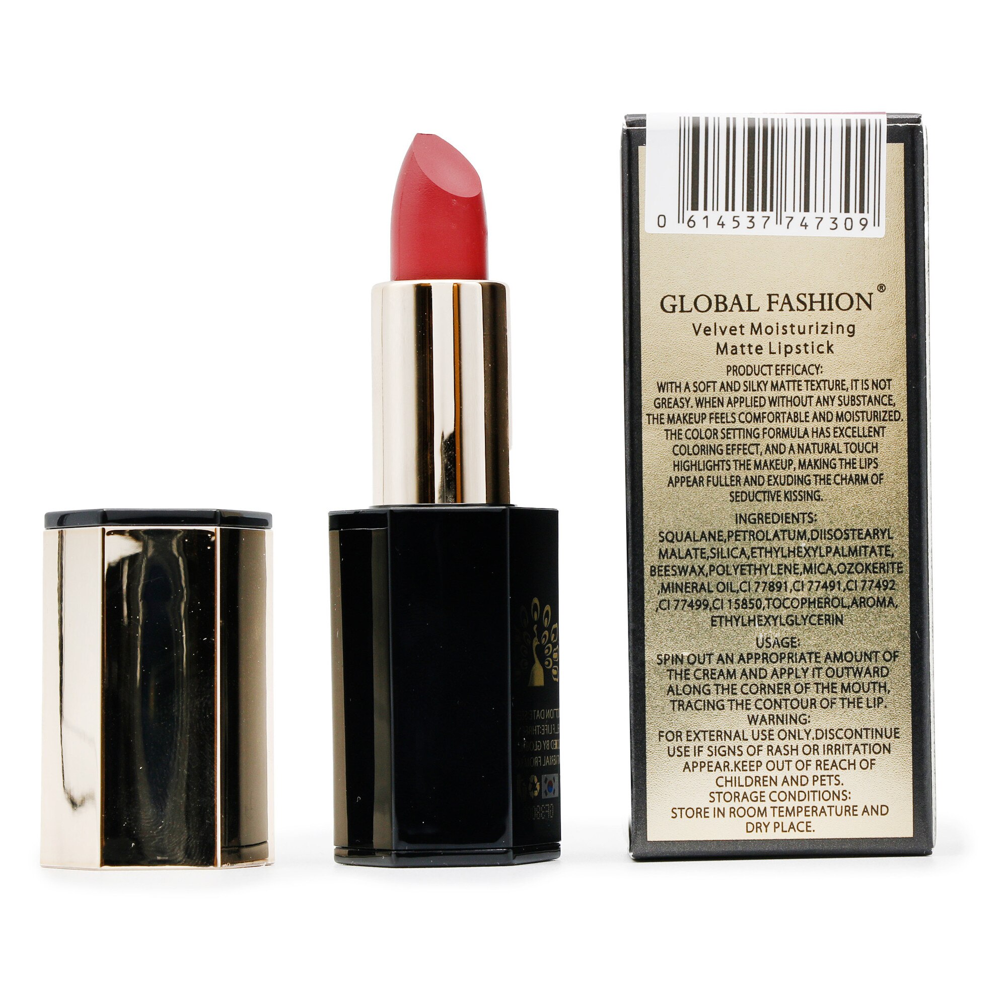 Ruj mat Velvet Moisturizing Global Fashion #101 - eMAG.ro