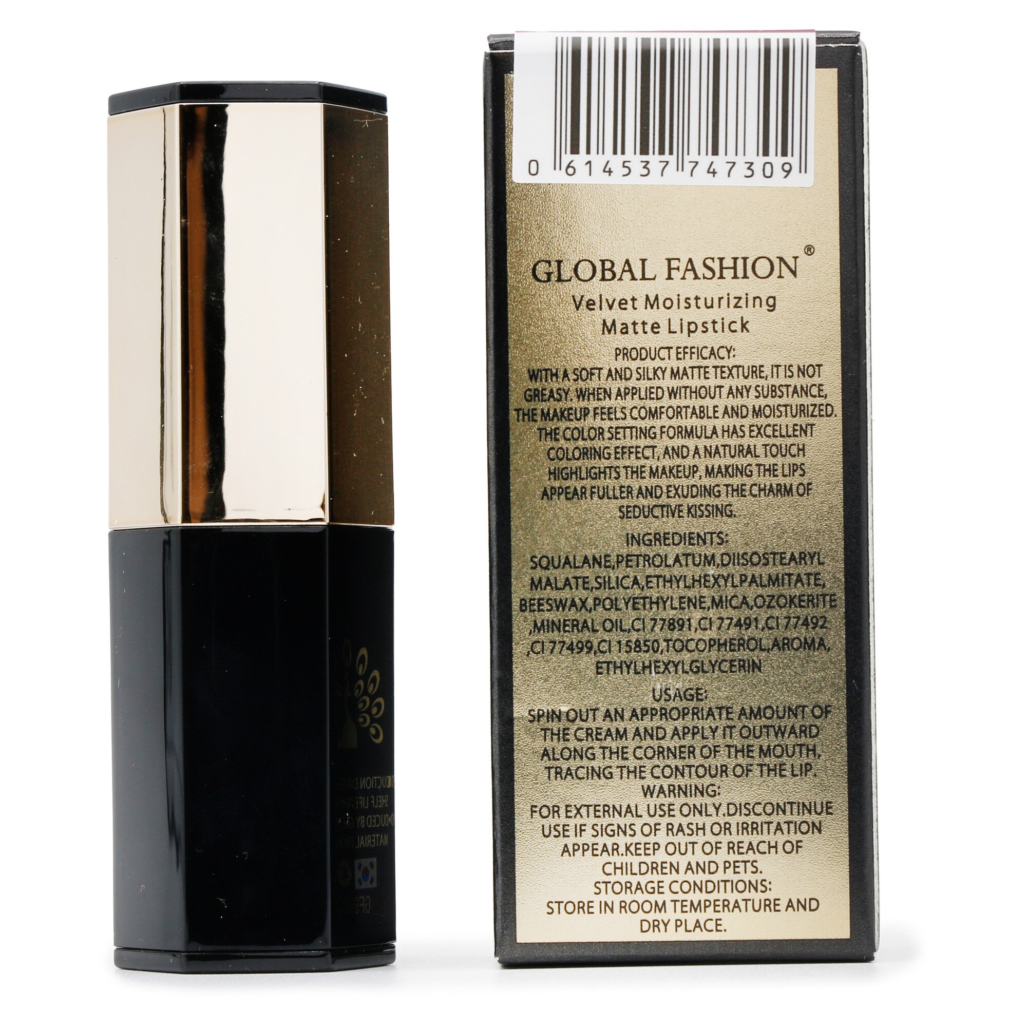 Ruj mat Velvet Moisturizing Global Fashion #101 - eMAG.ro