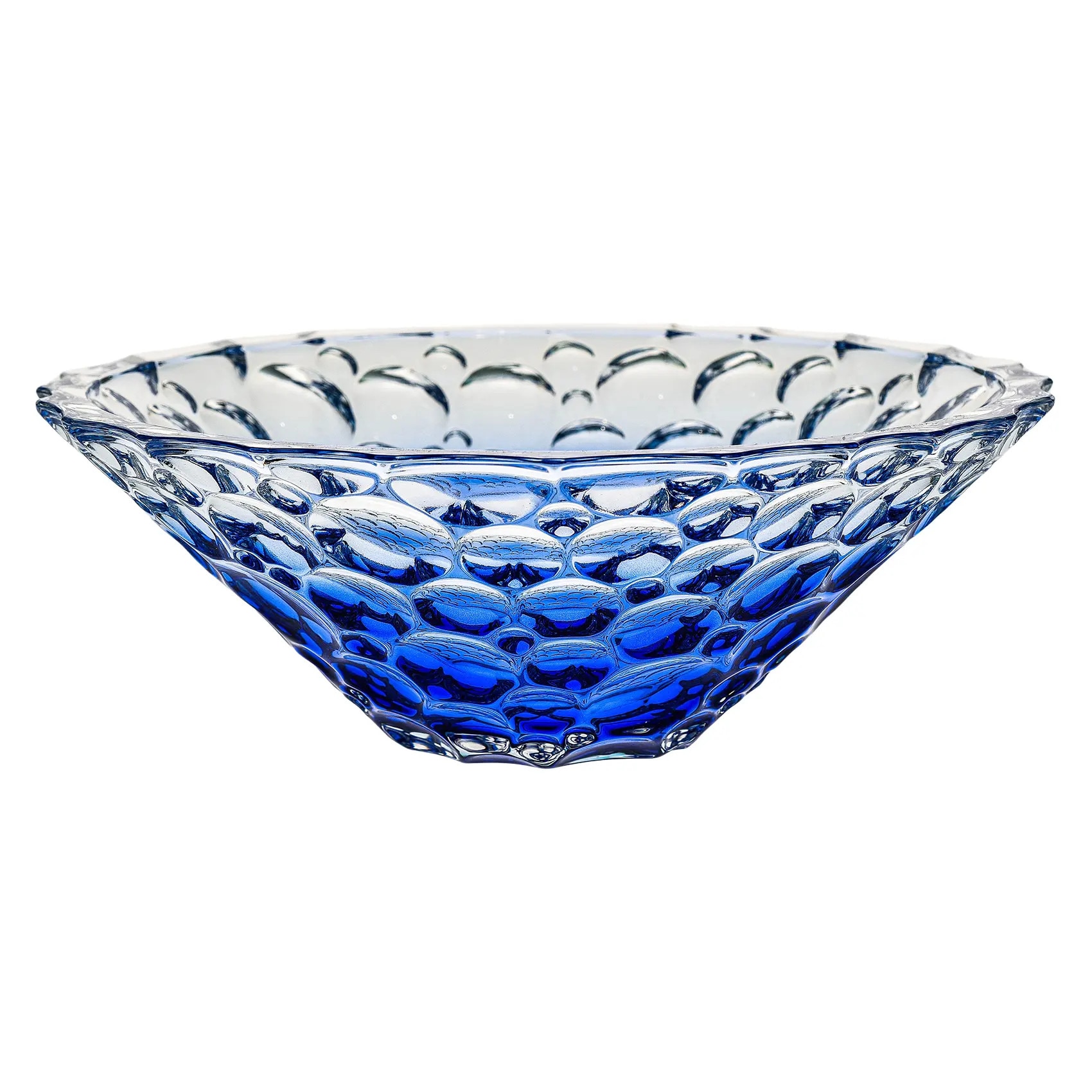 Fructiera cristal Bohemia Lisboa Blue 300 - eMAG.ro