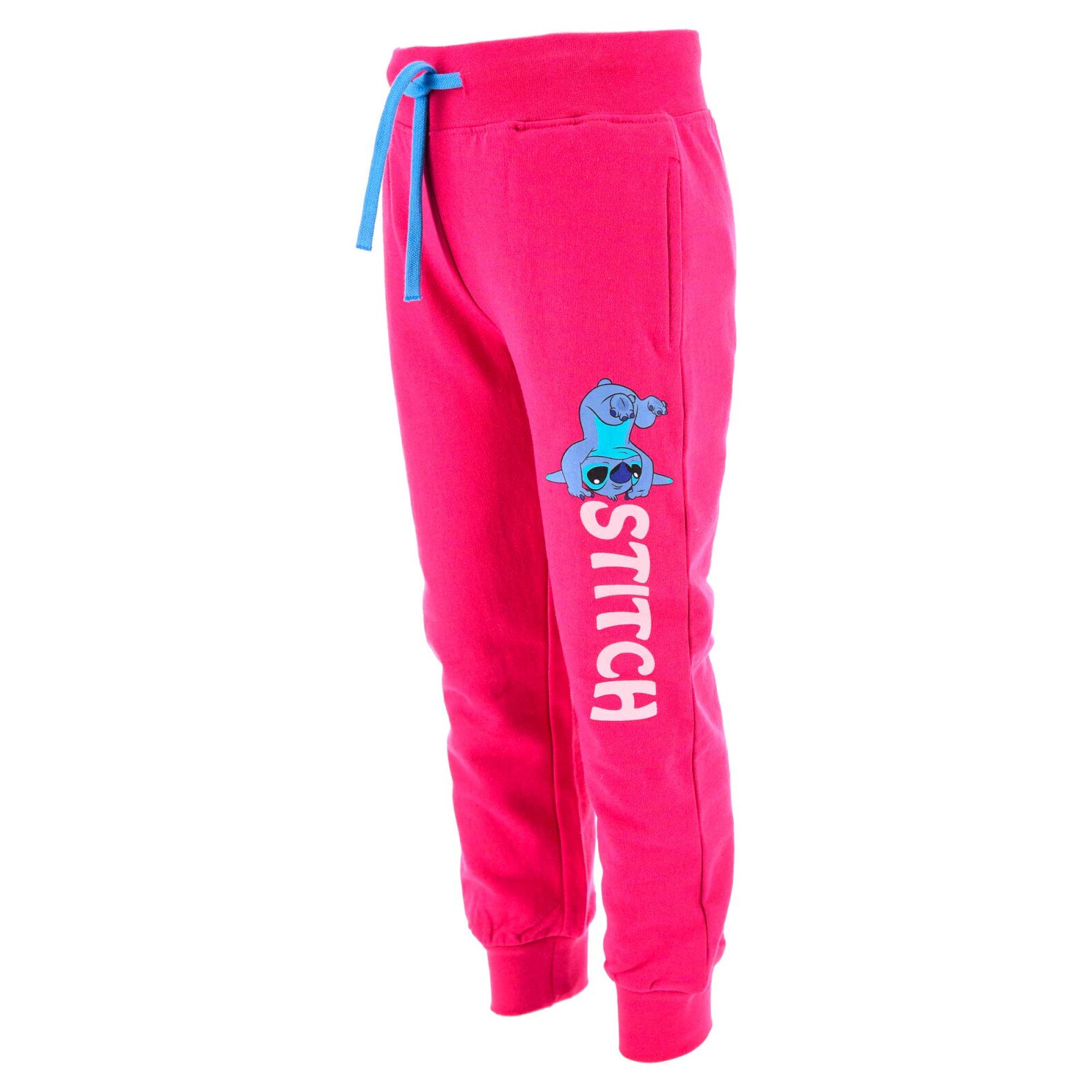 Pantaloni fucsia de trening cu mansete, Lilo & Stitch Fucsia 128 CM ...