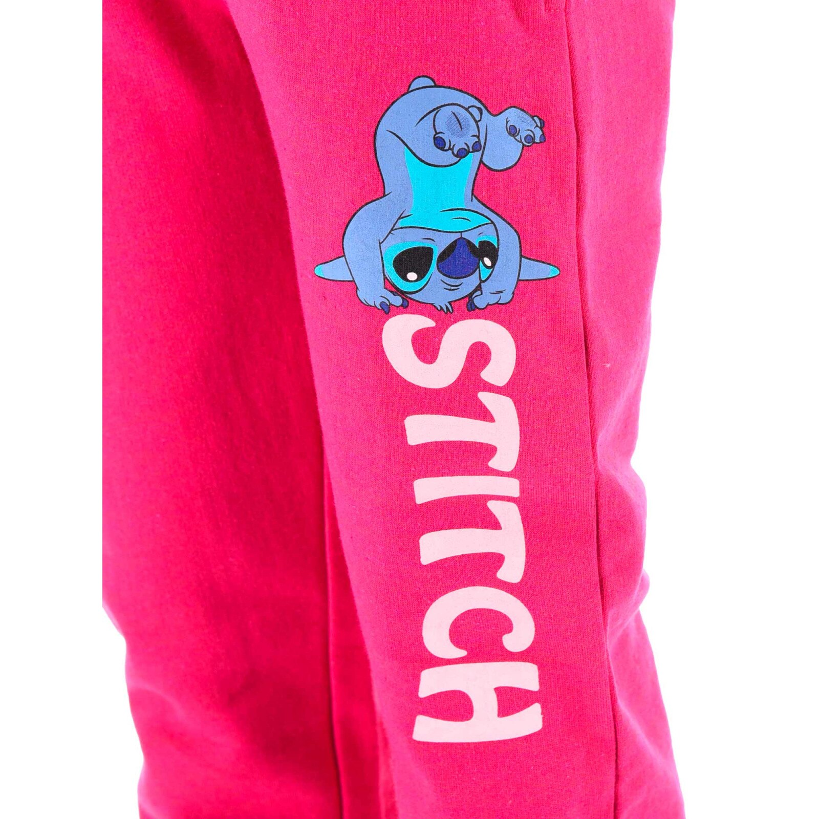 Pantaloni fucsia de trening cu mansete, Lilo & Stitch Fucsia 128 CM ...